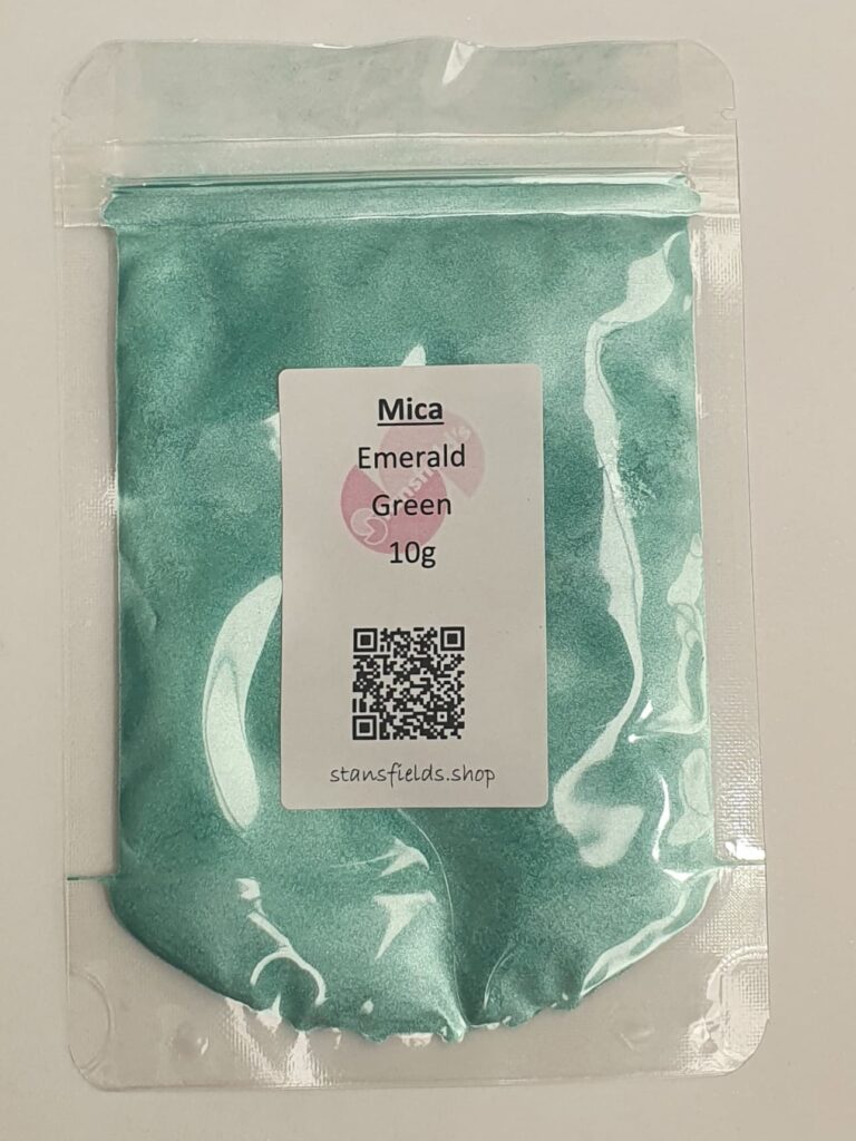 Emerald Green Mica 10g Bag - Stansfield's Fragrance Oils Ltd
